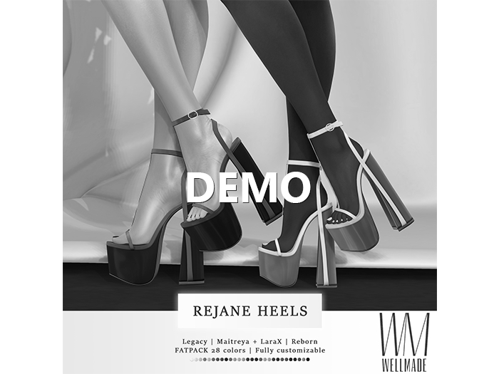 Second Life Marketplace - [WellMade] Rejane Heels DEMO